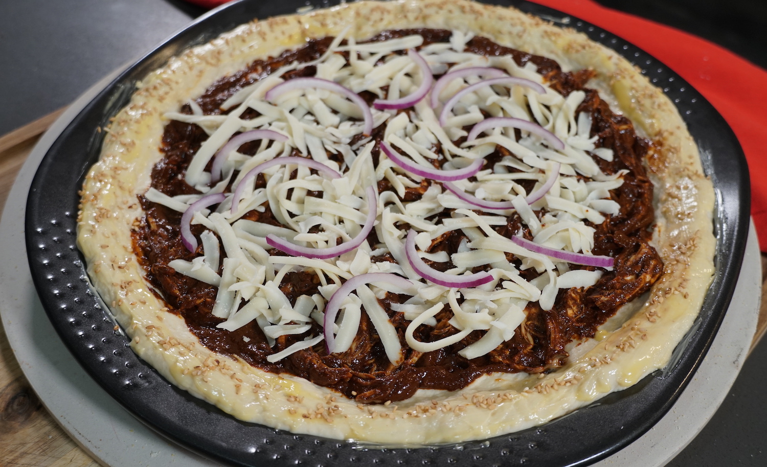 Pizza de Mole - Mi Cocina Rápida