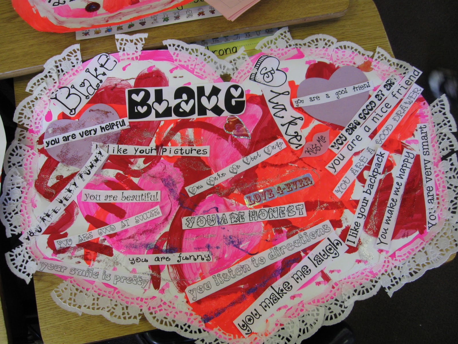 1st Grade Learning Stars: Valentines Hearts