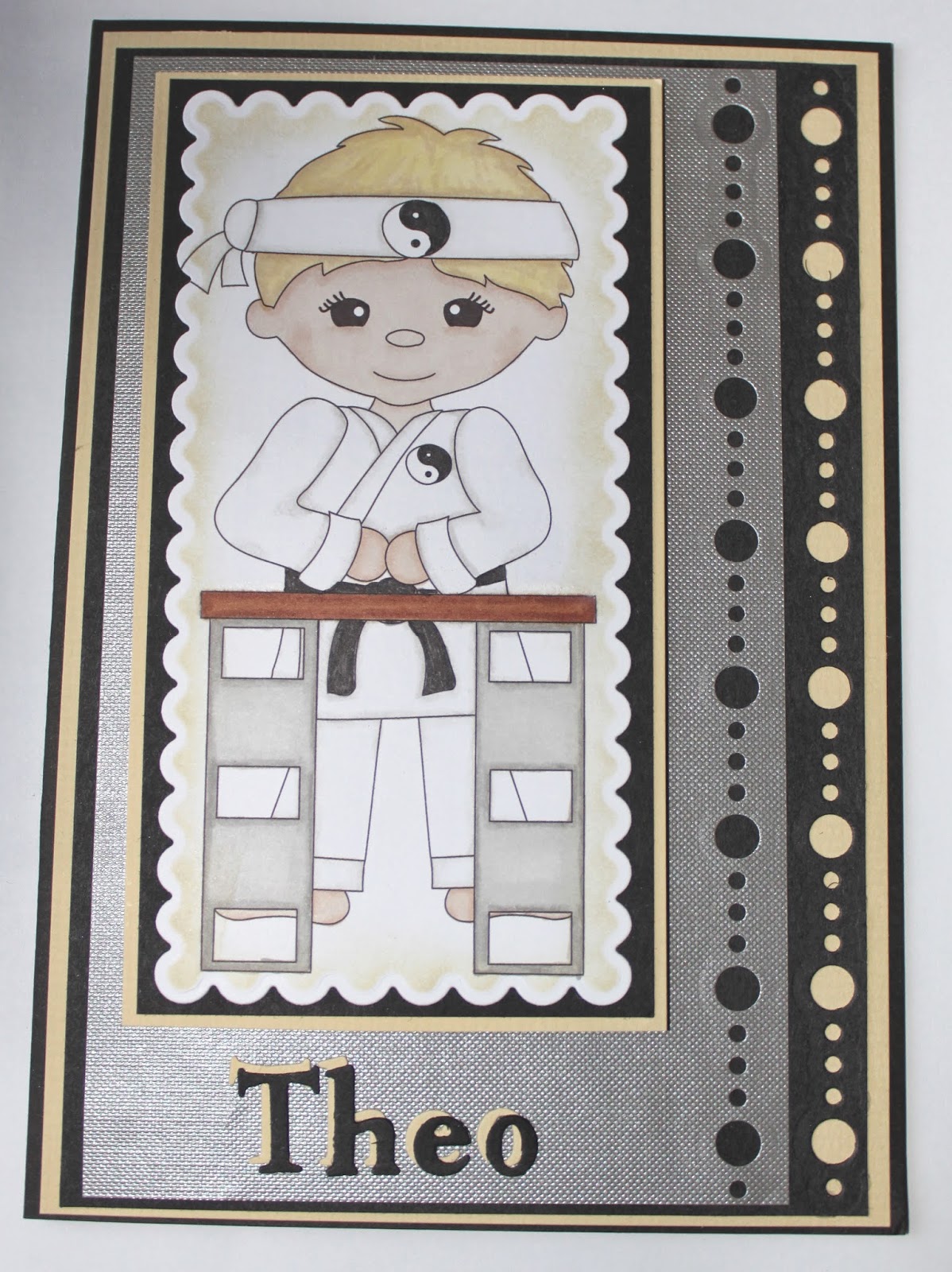 Papercraft by Carole!: Hi Karate!!