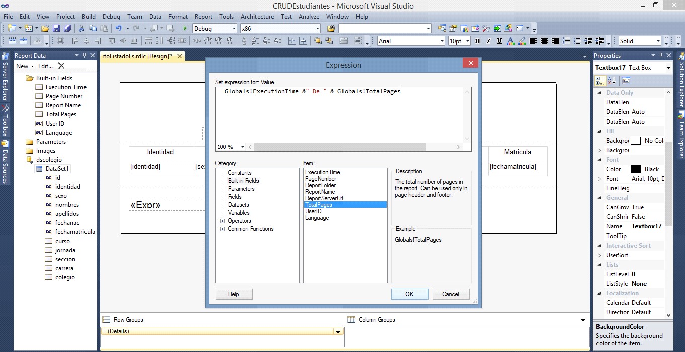 Diseño de un CRUD de Datos de estudiantes con Visual Studio 2010 y ...