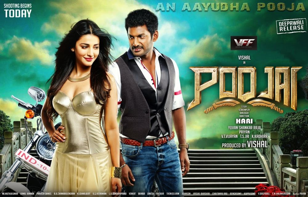 Poojai Movie First Look Posters!!!