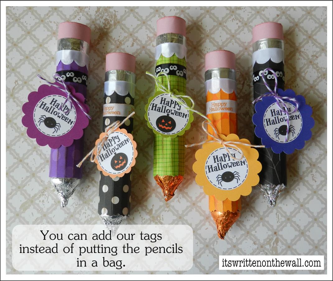It's Written on the Wall: Chocolate Halloween Pencils for Teacher ...