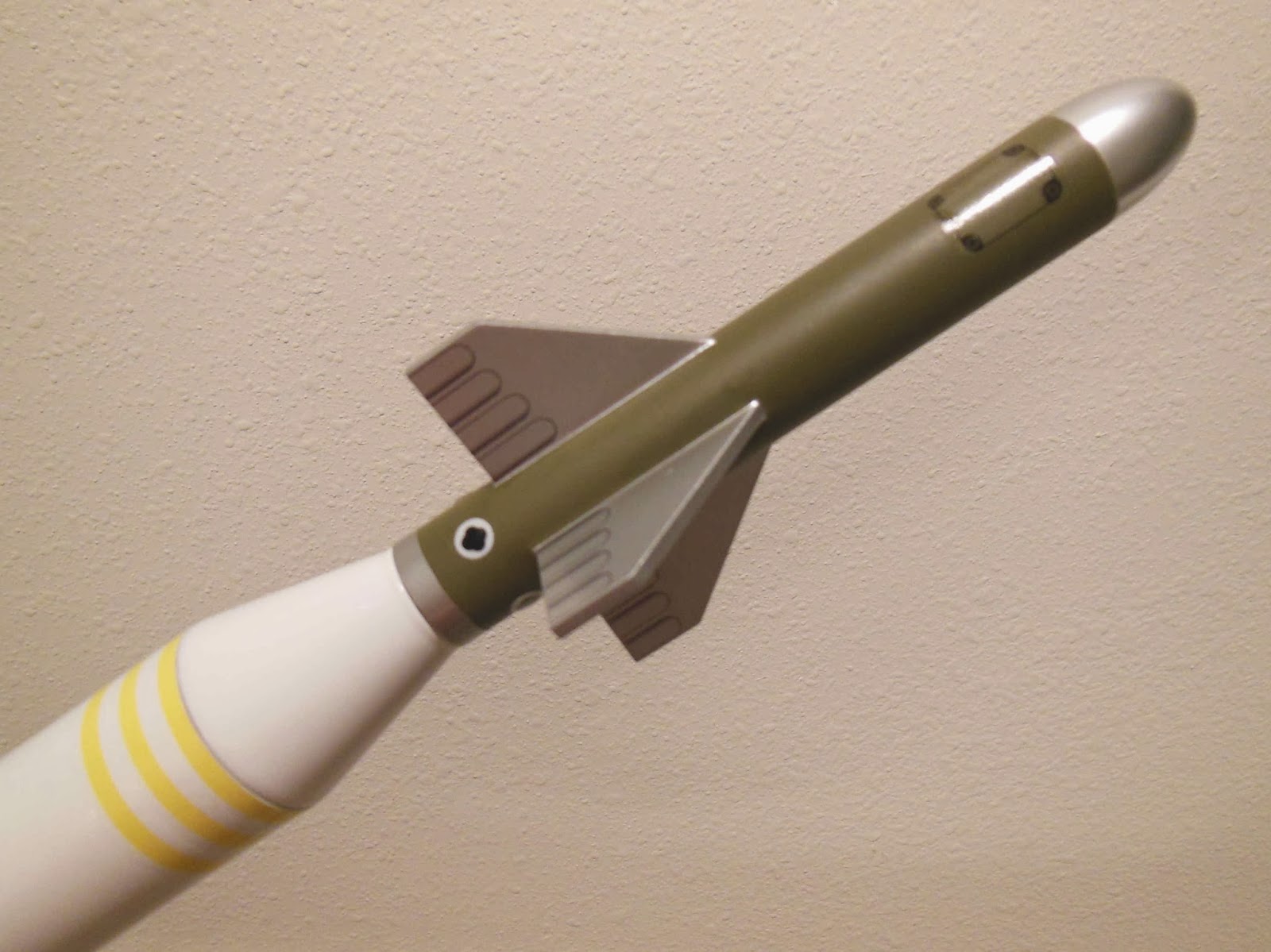Model Rocket Building: Estes Paveway III Finished