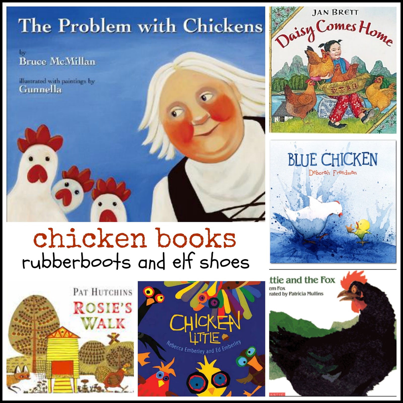 The Problem with Chickens - an Icelandic tale - rubber boots and elf shoes