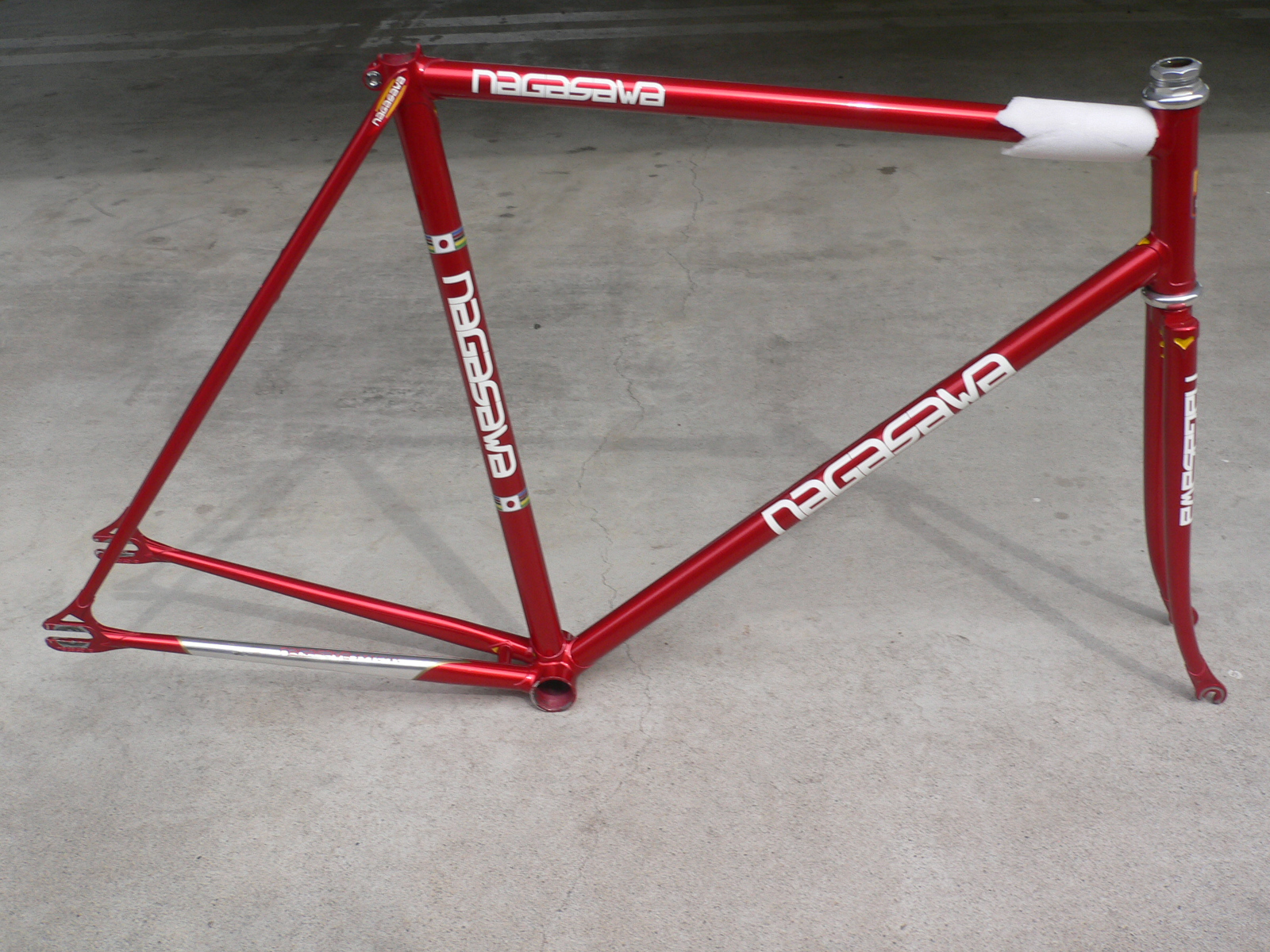 njs keirin track bike &frame for sell: NAGASAWA NJS Keirin frame
