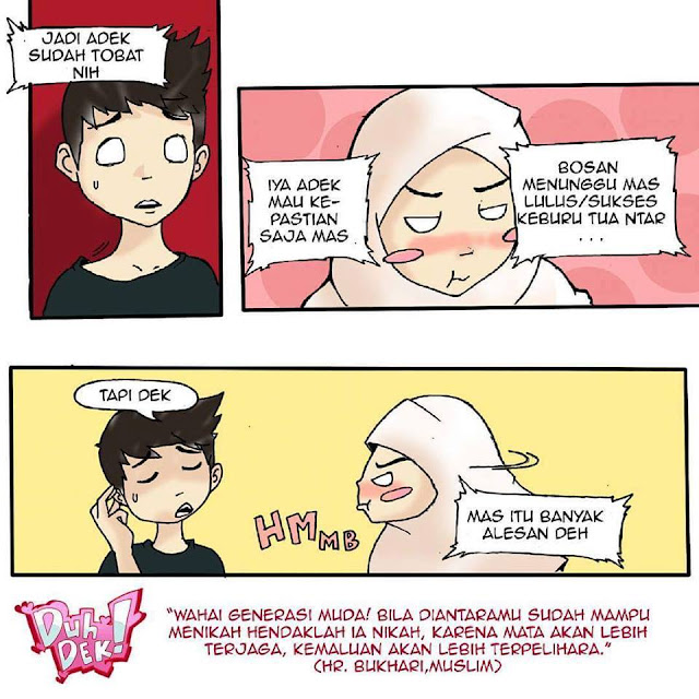 Masih Ingat Meme Kartun Ngajak Nikah di KUA Ini? Lihat Versi Komiknya ...