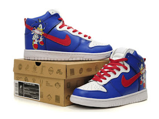 Sonic the Hedgehog Nike Dunks Custom Cartoon Shoes: Sonic the Hedgehog ...