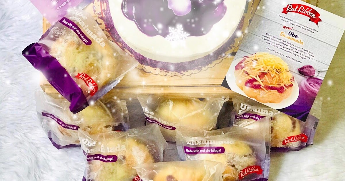ENJOY A REAL UBE GOODNESS OF RED RIBBON'S NEW UBE ENSAIMADA | Mermaid ...