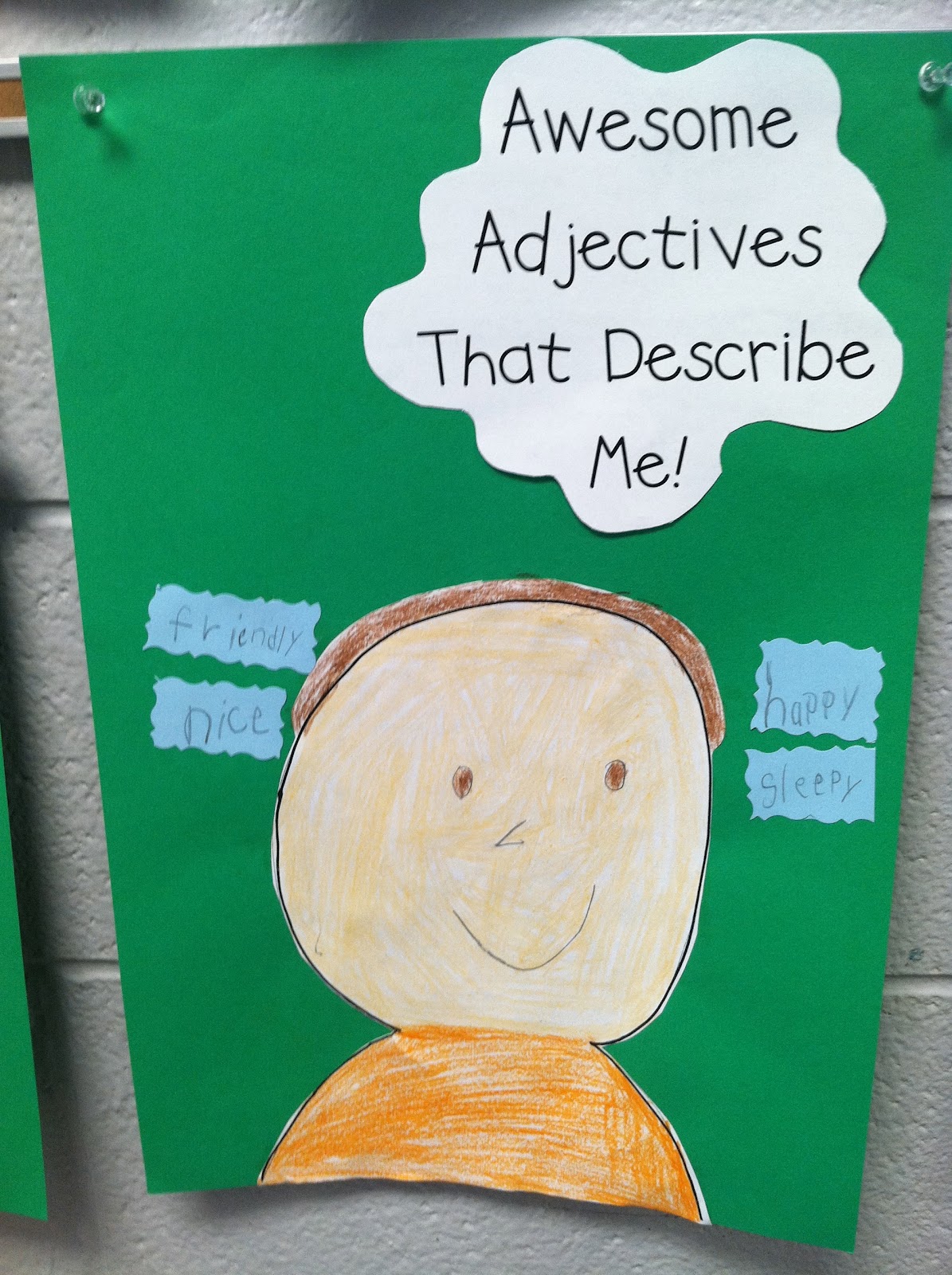 Life in First Grade: Awesome Adjectives and Anchor Charts
