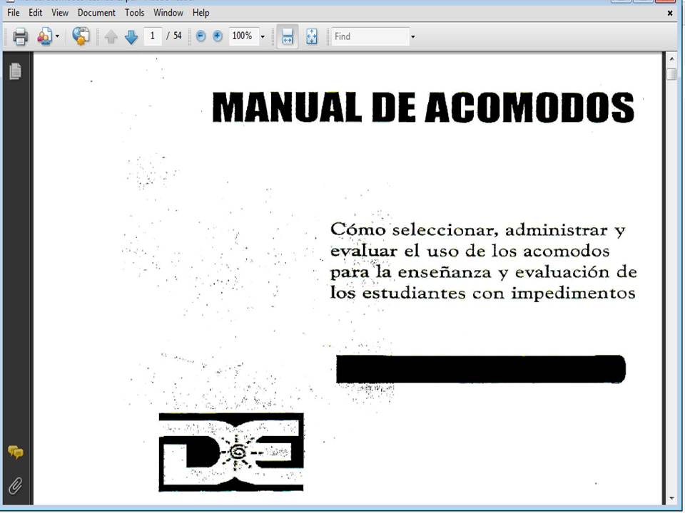 Acomodos Razonables en Educación Especial