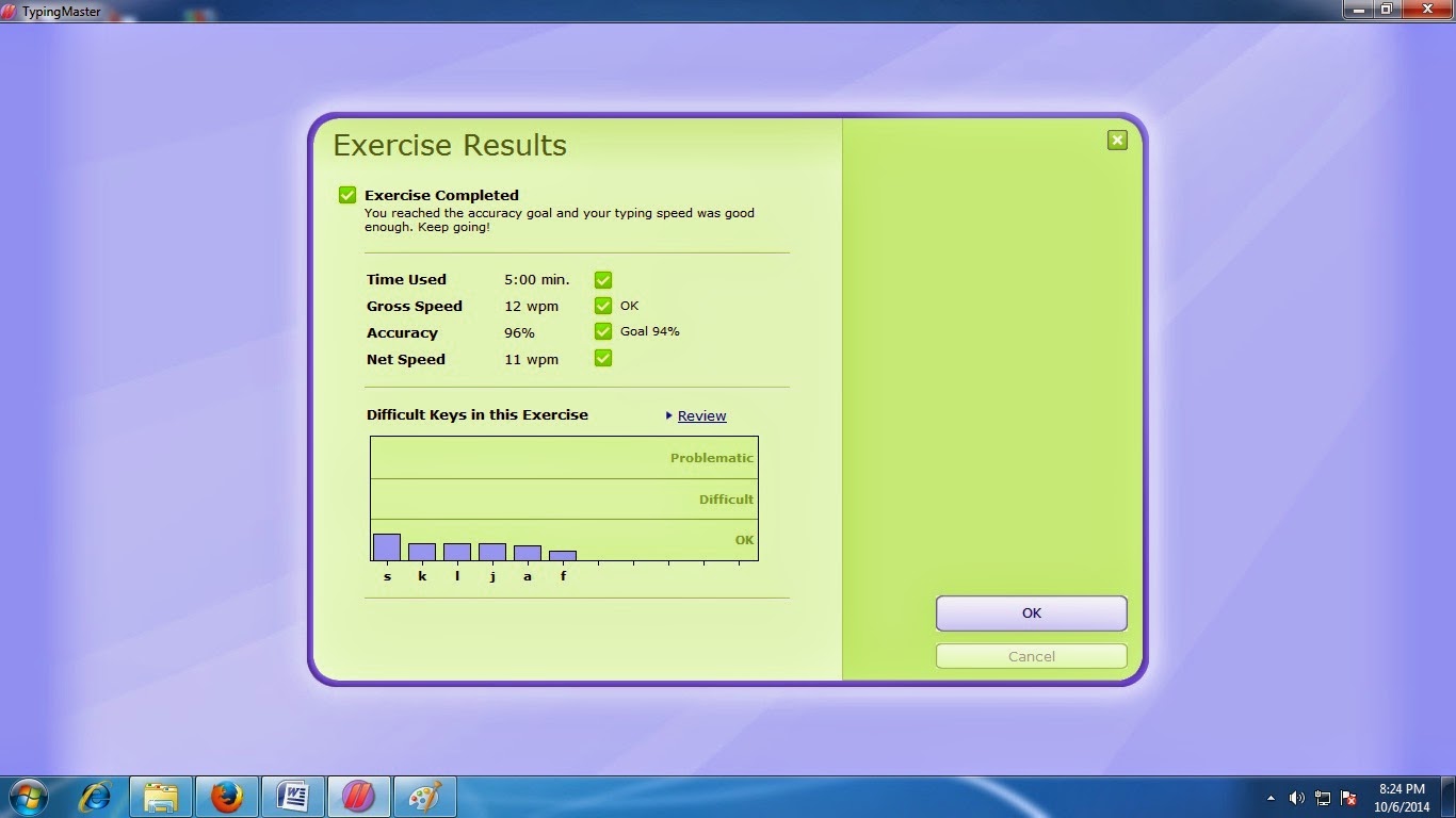 jiok: Hasil Typing Master