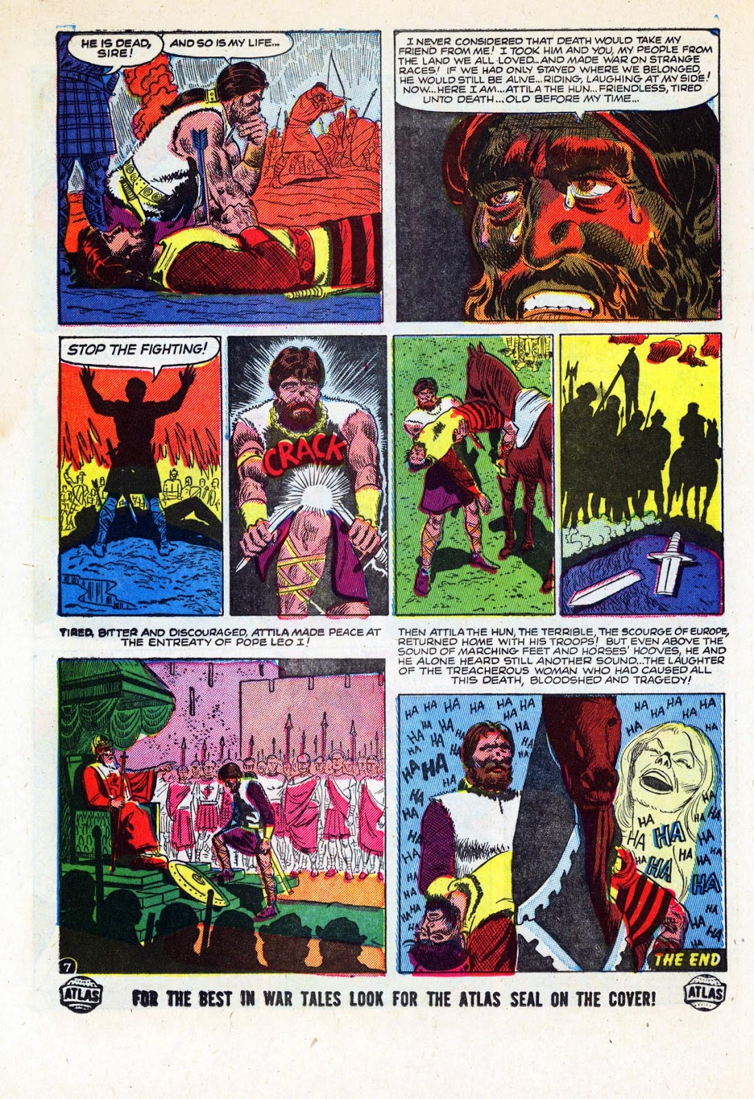 Four-Color Shadows: Attila the Hun-John Romita-1952