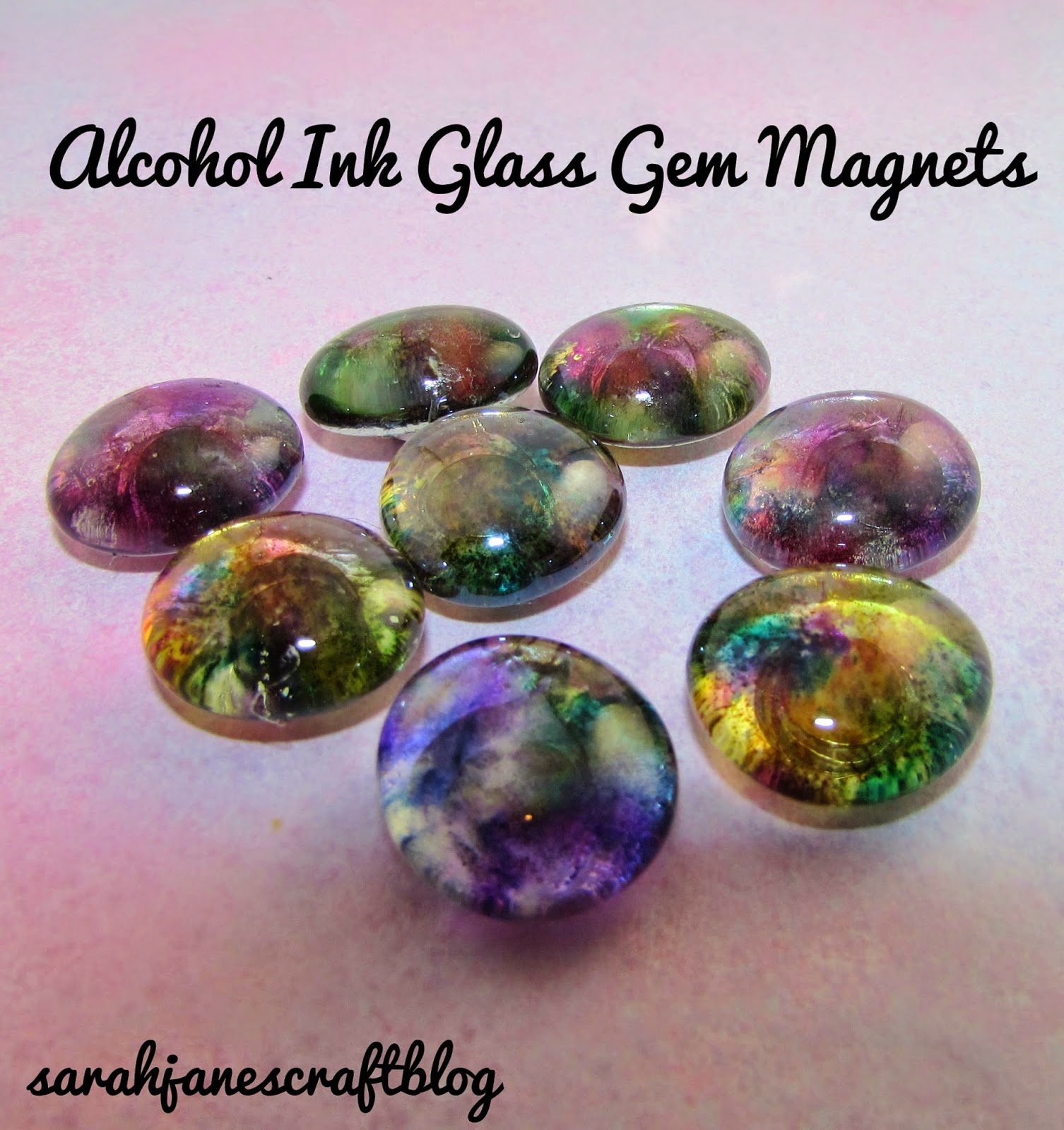 Popular Post Recap: Alcohol Ink Glass Gems
