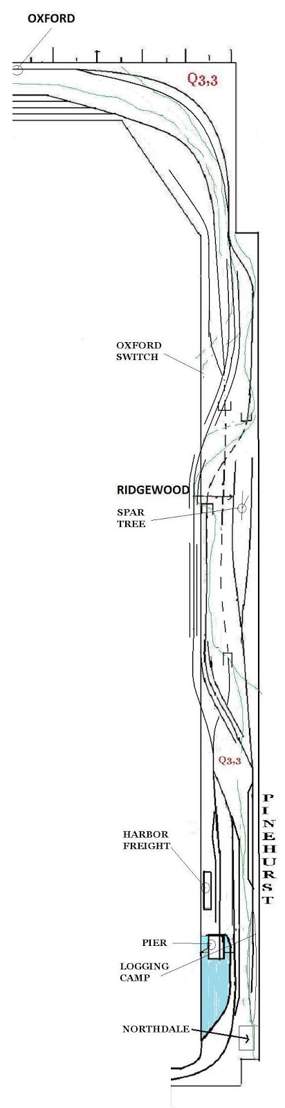 The REC HALL RAILROAD: Branch line changes?