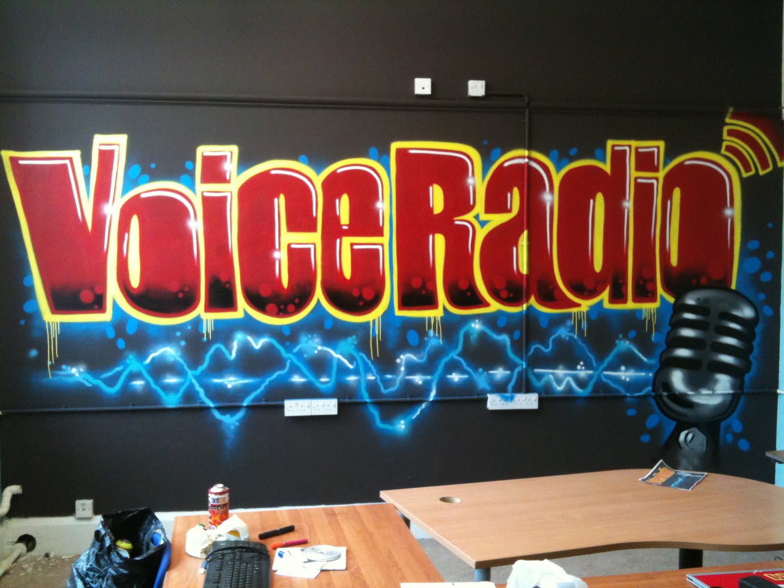 Graffiti Art Workshops and Commissions: Voice Radio