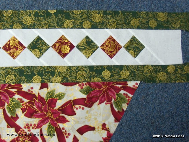 Quilting Lines: Simple Patchwork Border