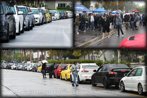 Welcome to the official GReddy USA blog: 156+ SoCalEvo.net Evos at GReddy!