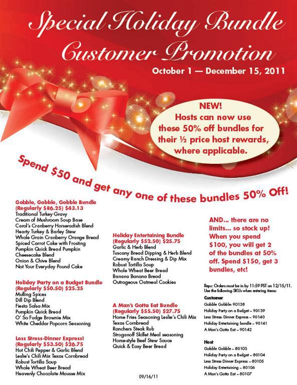 Wildtree Cooking with Jen Warr: Special Holiday Bundles