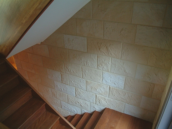 Home of Stone: Interior Walls In Sandstone Veneer