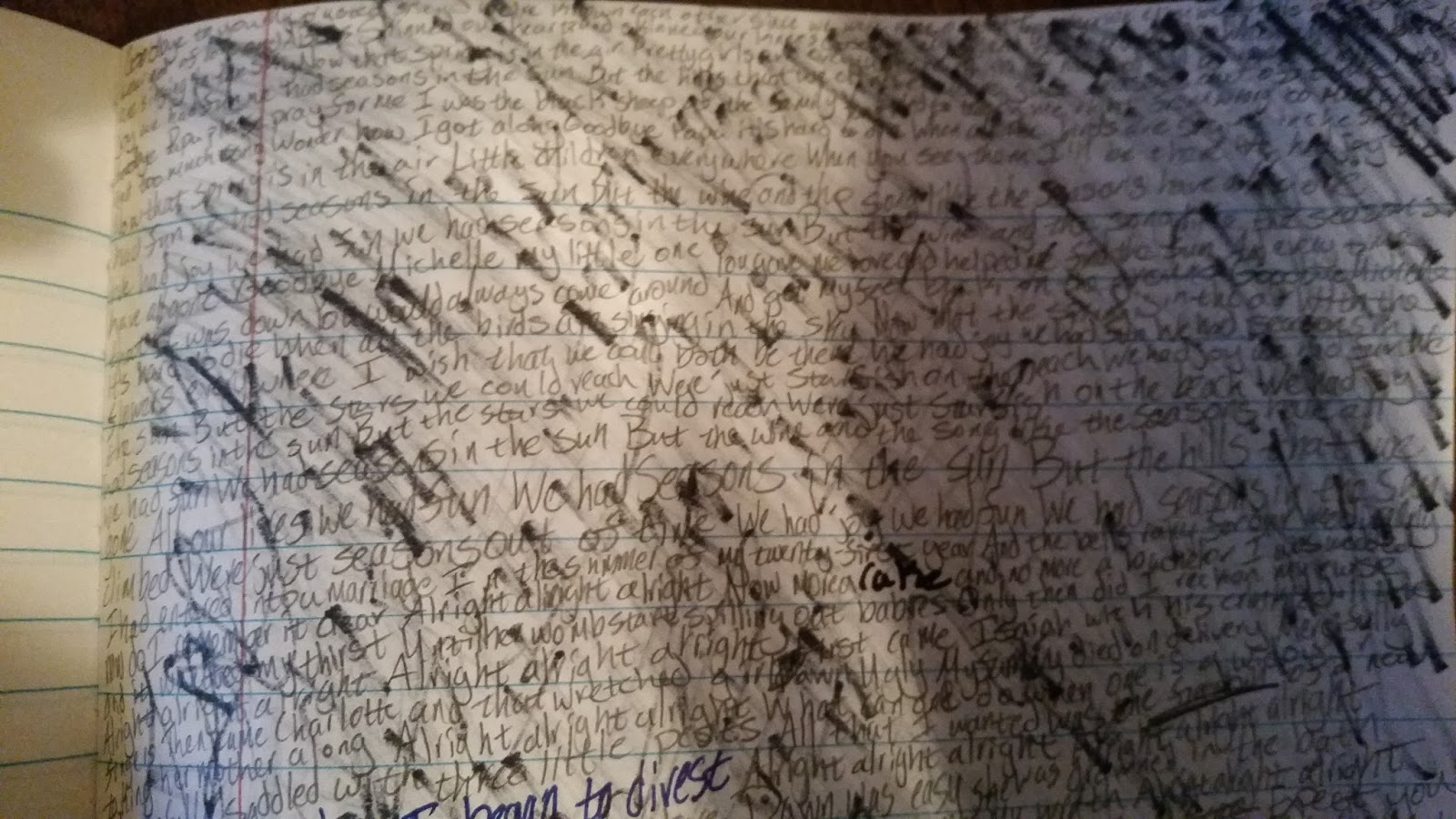 Notebooks Lost and Found: Hypergraphia