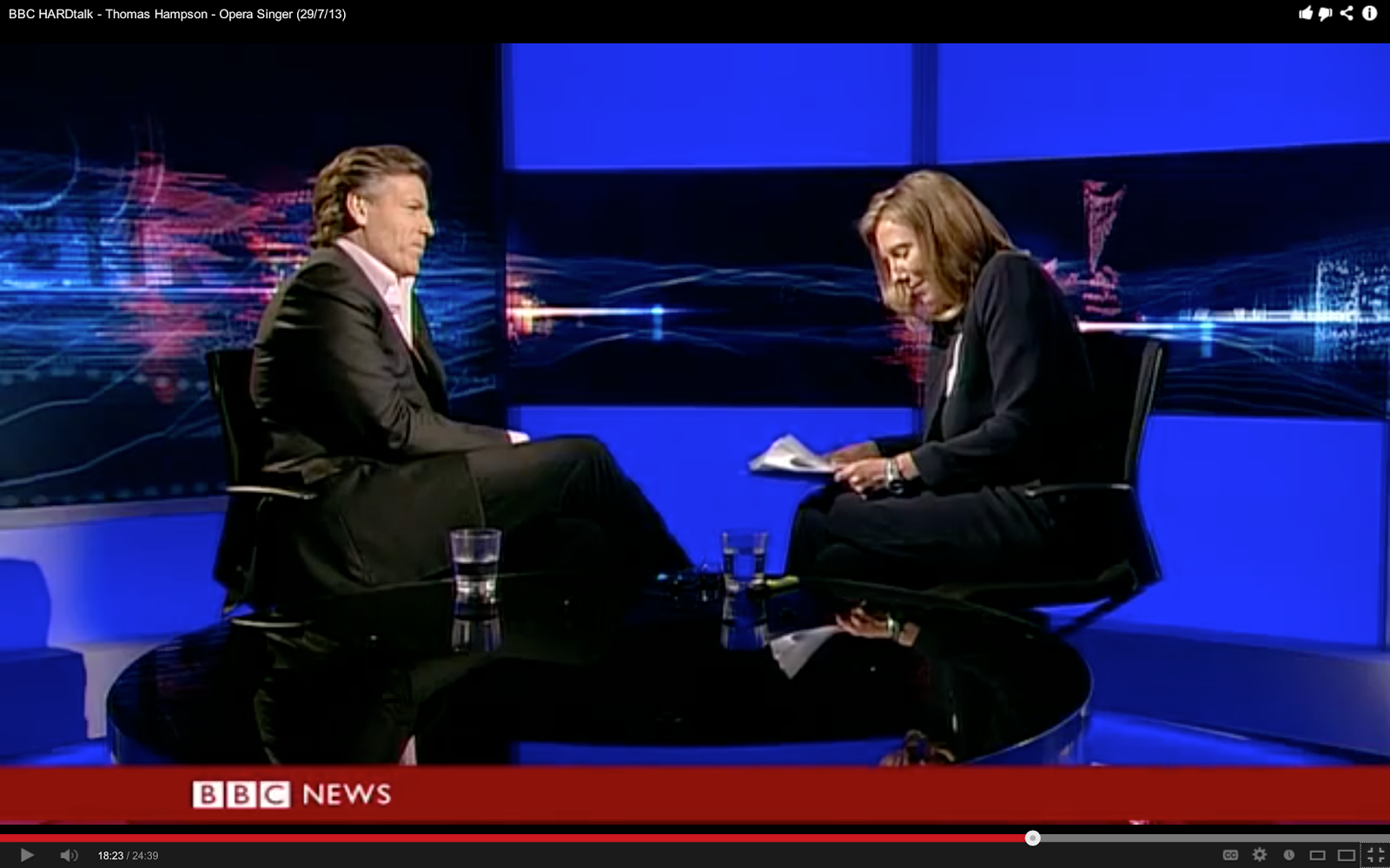 Thomas Hampson on BBC HARDtalk