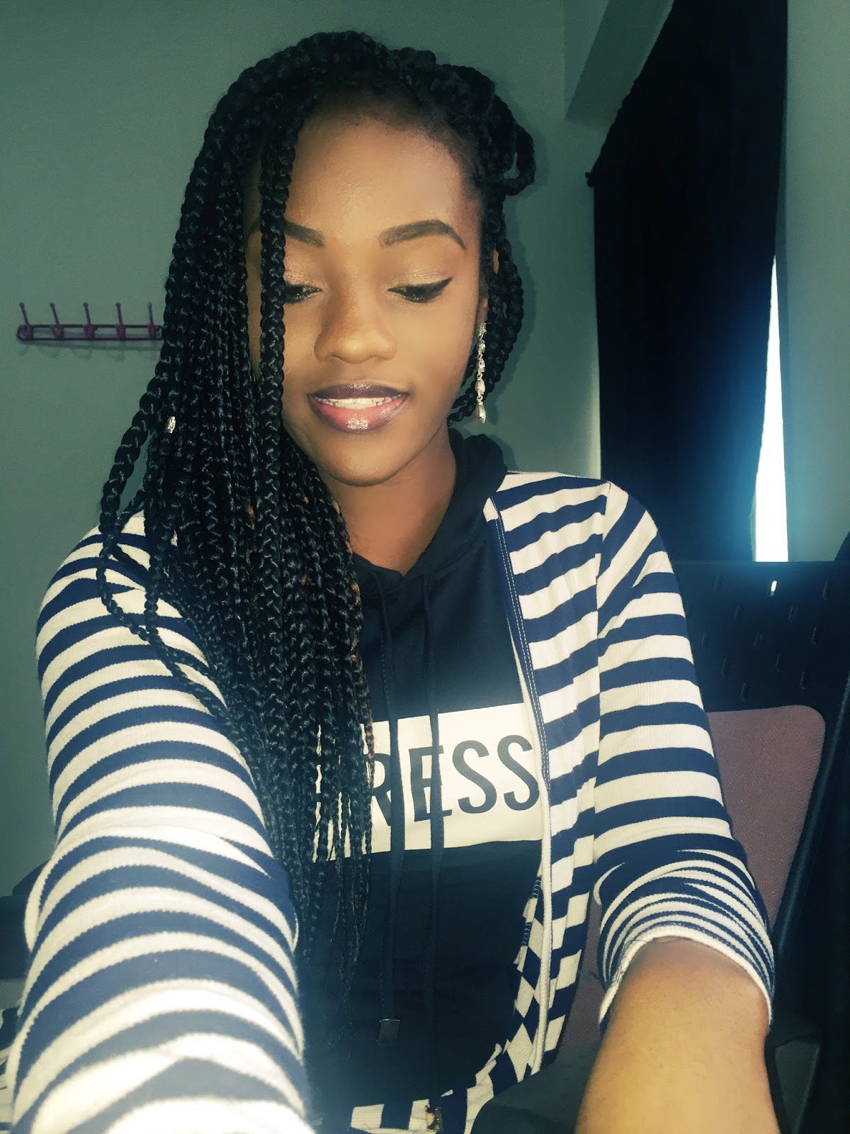 My long braids with low lights