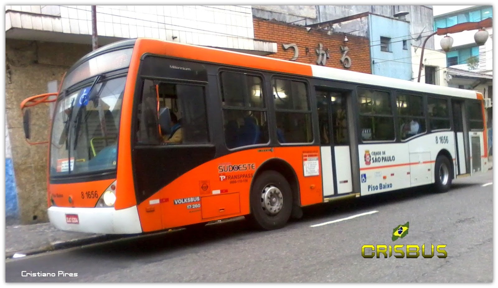 CRISBUS : 8 1656 Transppass - Caio Millennium II - Volkswagen 17.260 EOT