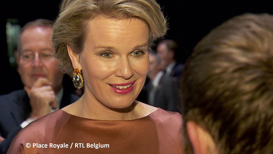 Queen Mathilde attends the of 'Shell Shock', an opera on World War I