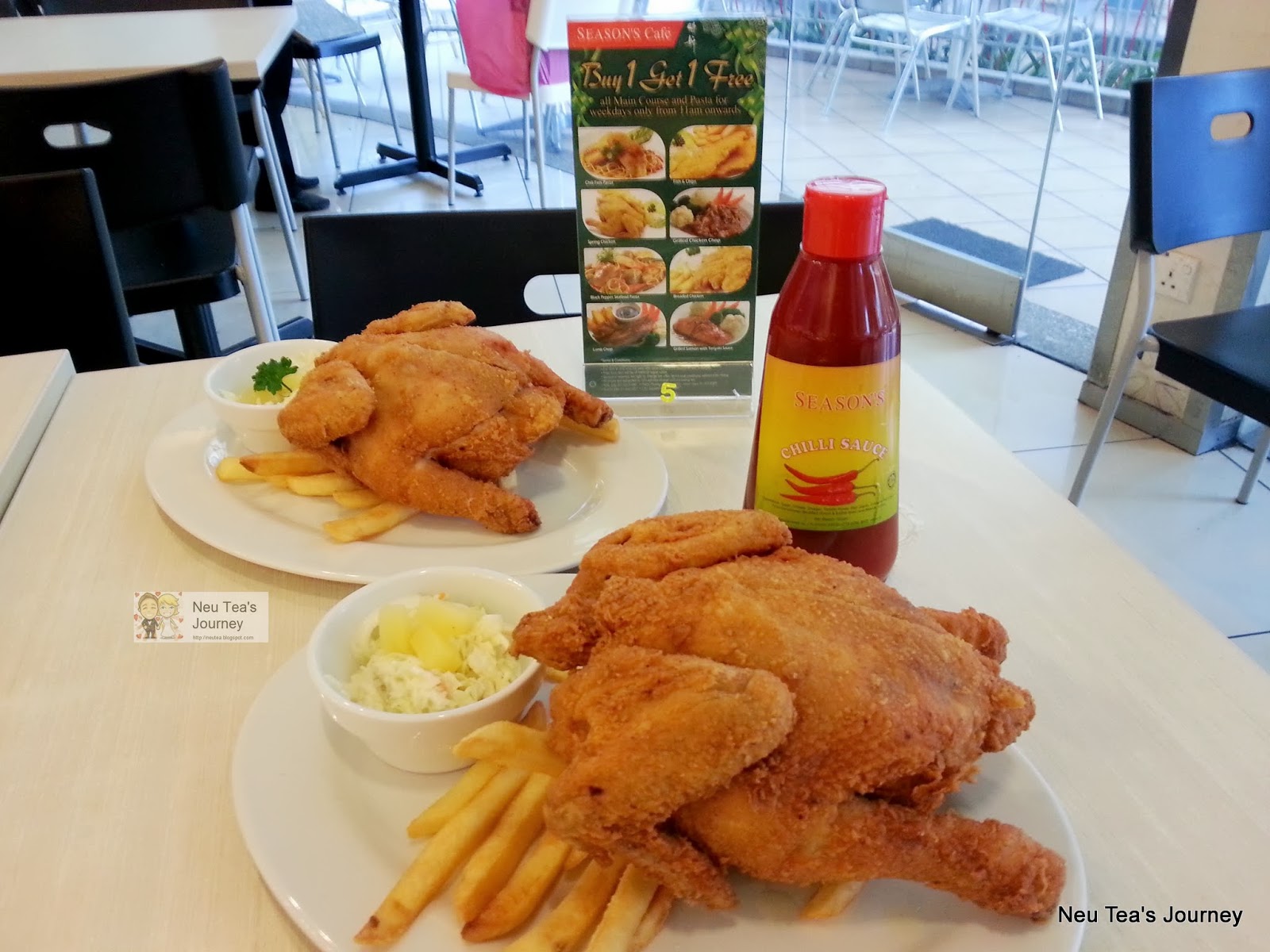 Neu Tea's Journey: Spring Chicken @ Season's Cafe Sutera Mall Outlet
