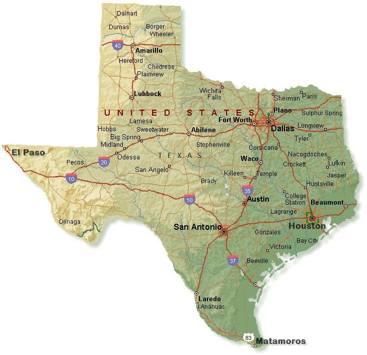 Map Of San Antonio In Texas Area Texas City Map County Cities And