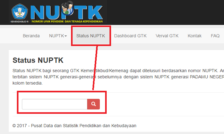 Cara Mengecek Status Keaktifan NUPTK - SIDAPODIK