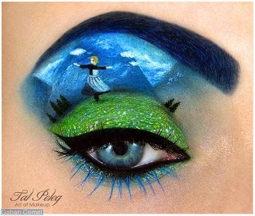 (14 GAMBAR) SENI LUKISAN MENARIK DI KELOPAK MATA YANG MENAKJUBKAN | My ...