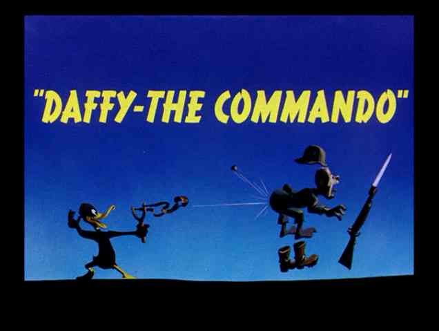 Cartoons of 1943: 119 Daffy the Commando