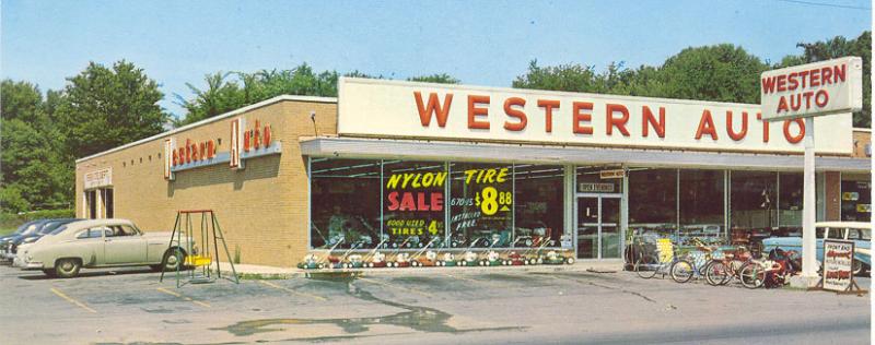 The Other Side of the Mountain: Western Auto and bikes...