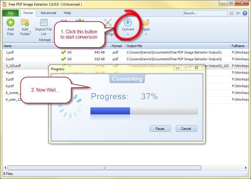 Programa para extraer las imagenes de un archivo pdf | Programas para pc