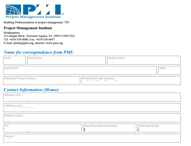 iCert Global: Filling the PMP® Application Form