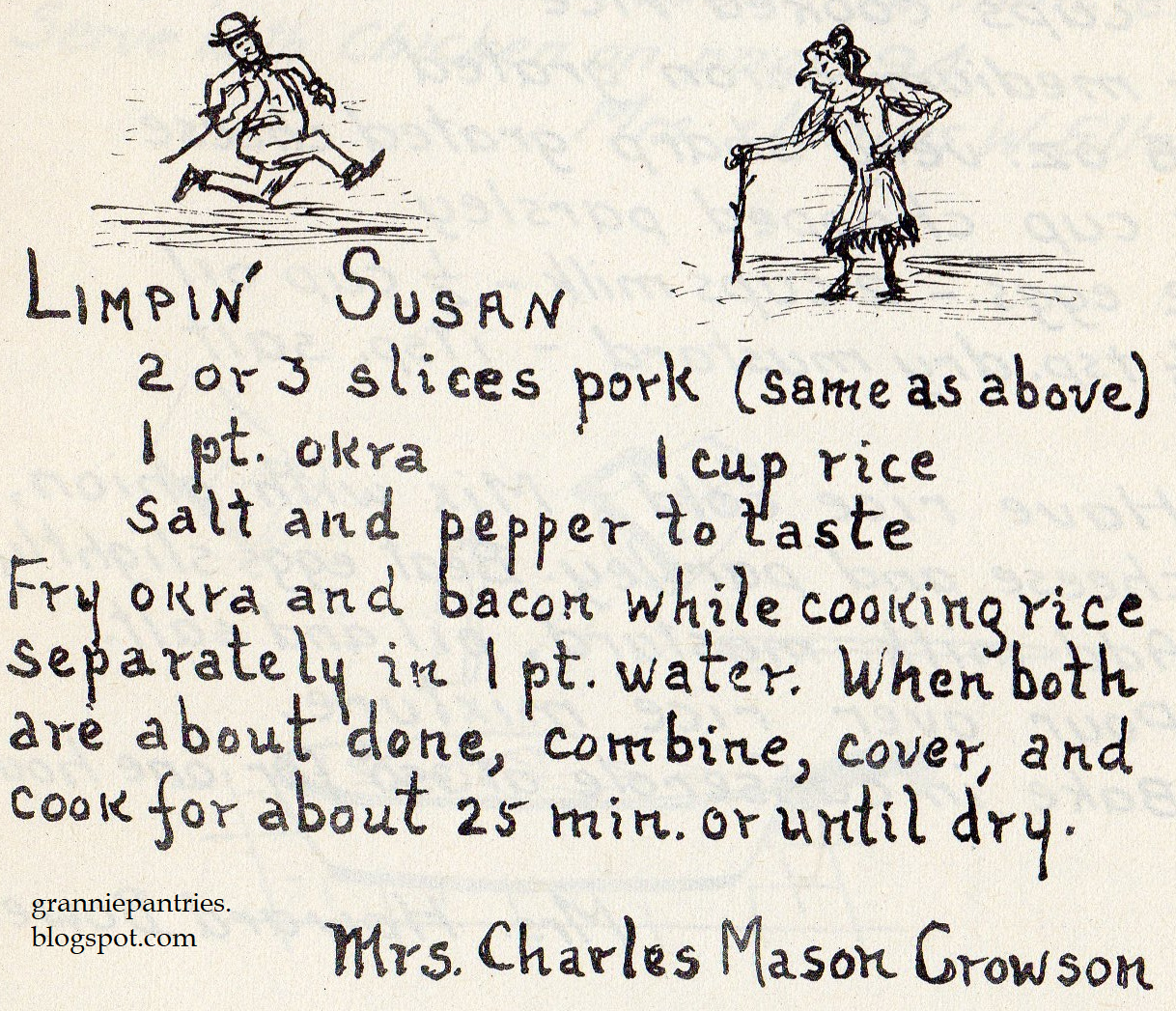 Grannie Pantries: Ending the year with a limp