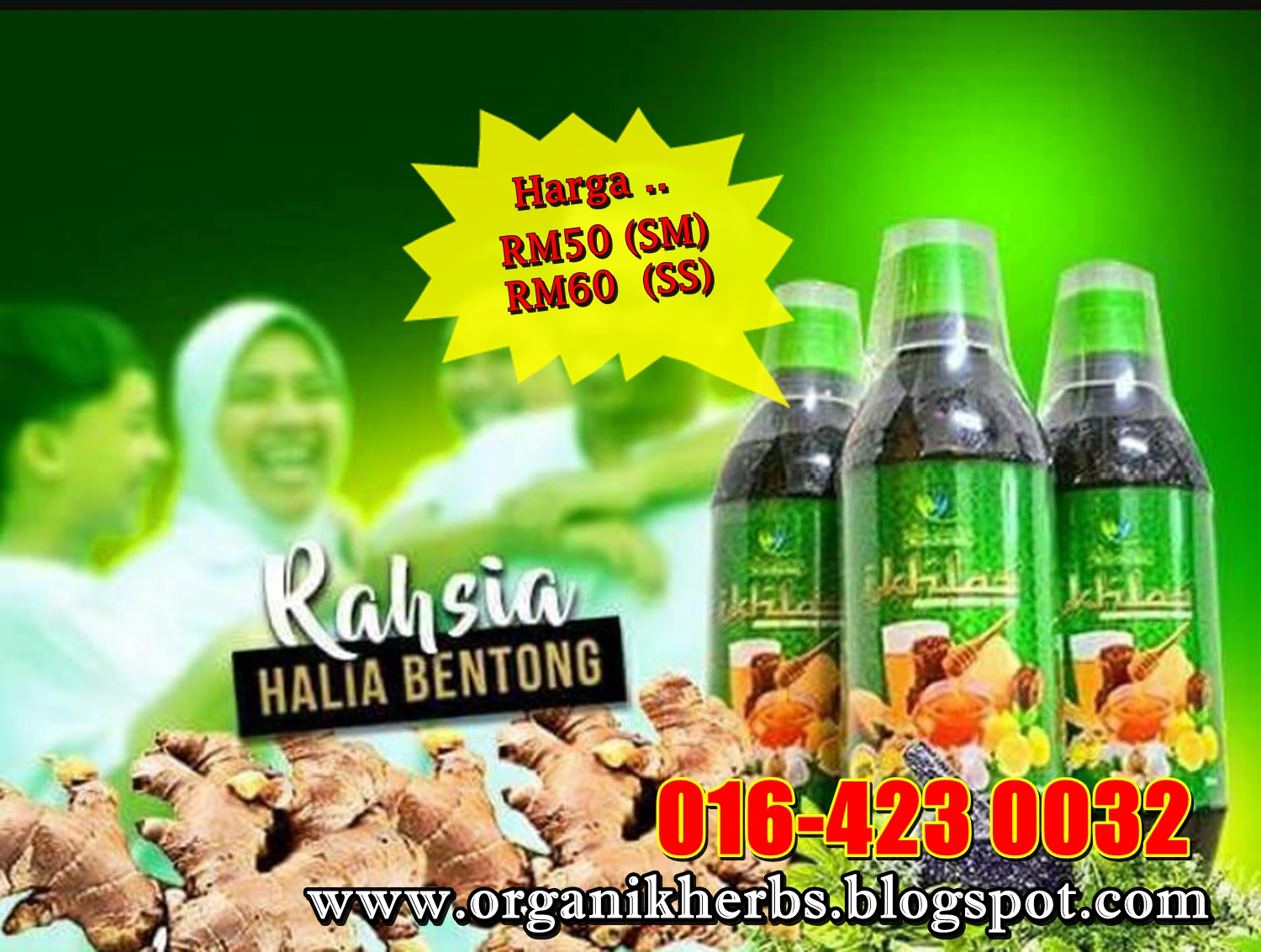 Jus Ikhlas Ridz Herbs - Rahsial Herba Ajaib Halia Bentong Pencegah ...