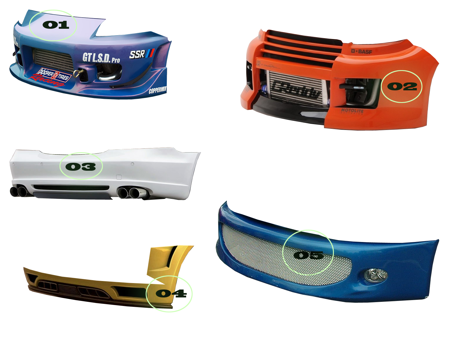 No Limits Virtual Tuning: Parachoques