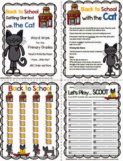 Sailing Through 1st Grade: Back to School Word Work FREEBIE