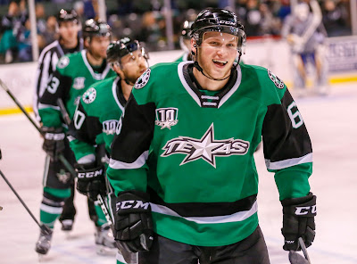 Ben Gleason's Three Point Game Shoots Stars Past Rampage 5-2