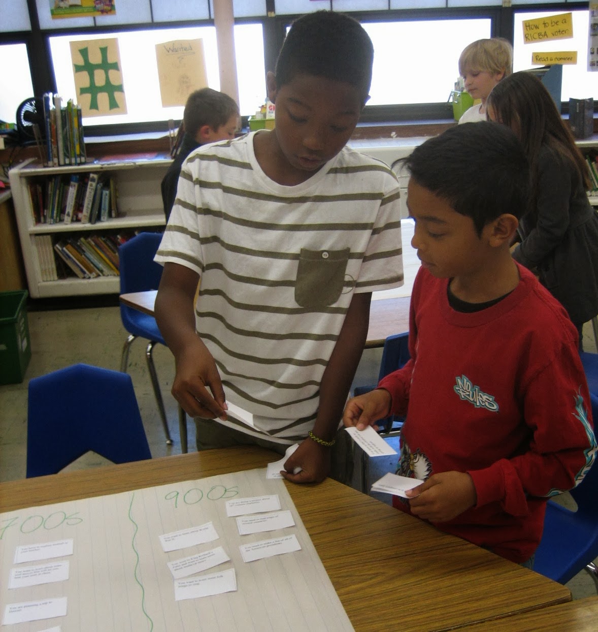 Stadium Library Goings-On: Grade 4 Dewey Matching Game*