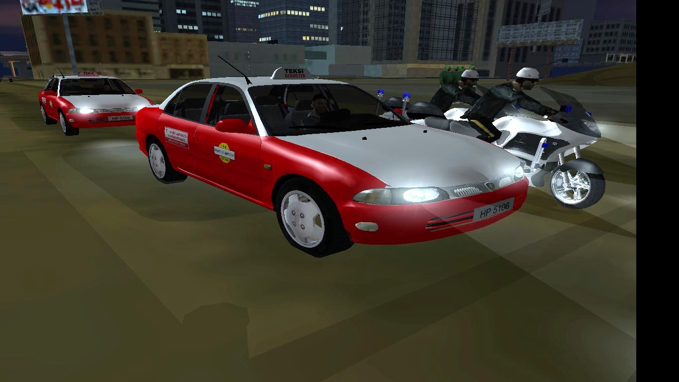 GTA SA MALAYSIA MODS: TEKSI WIRA (PENANG)