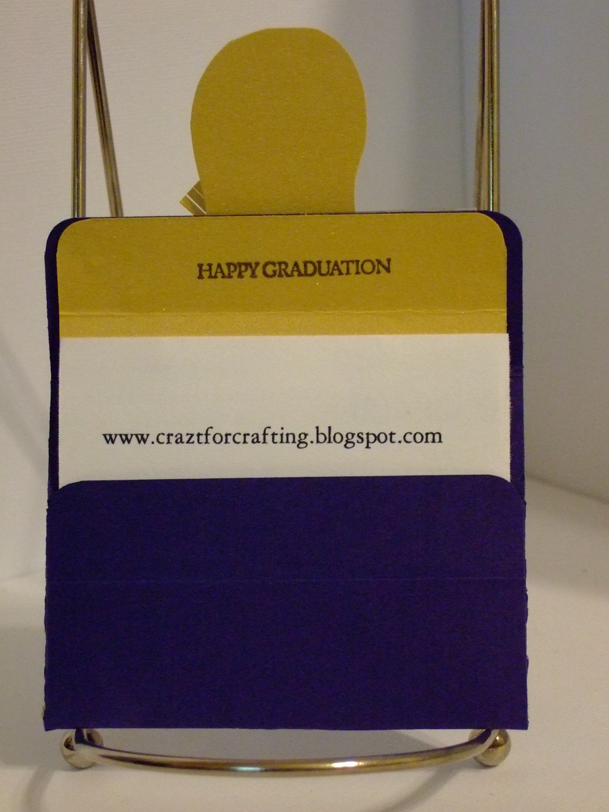 Crazy for Crafting by Linn: Owl Graduation Gift Card Holder