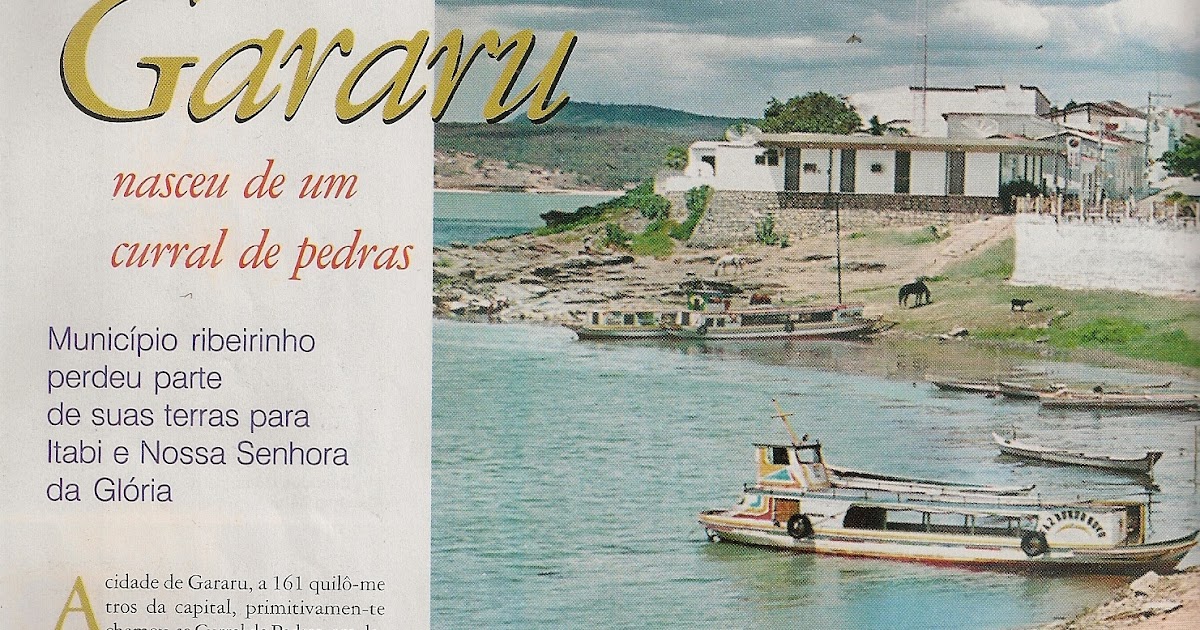 Gararu: Fragmentos da História: História de Gararu