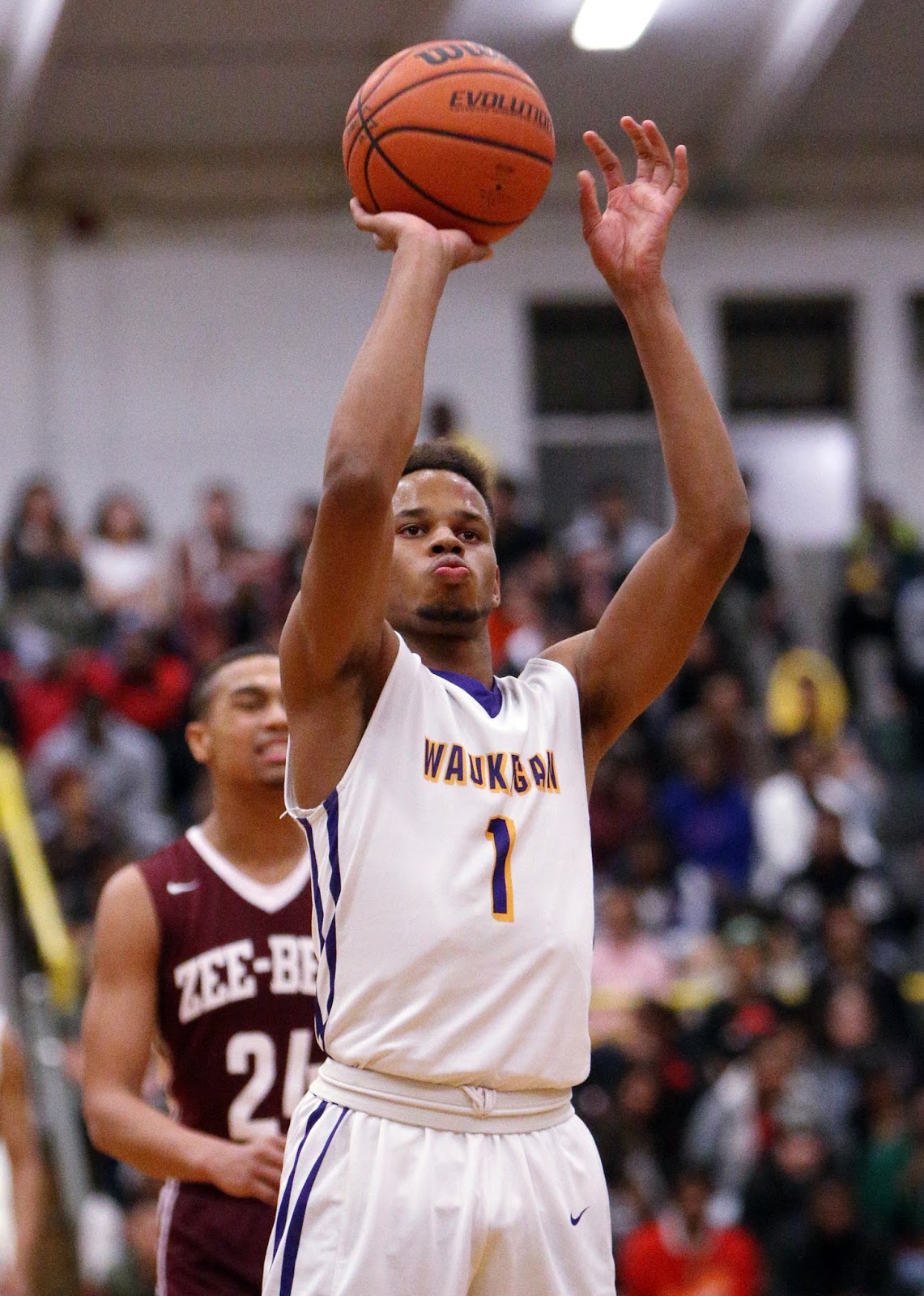Mark Kodiak Ukena: IHSA Varsity Boys Basketball: Zion-Benton vs Waukegan