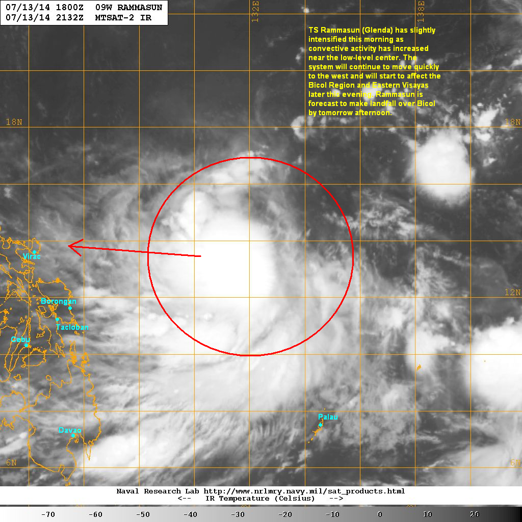 SA GITNA NG BAGYO: Tropical Storm Rammasun (Glenda) Update #6