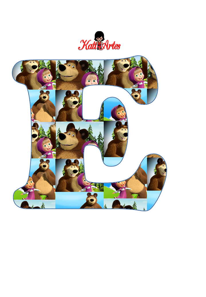 Abecedario de Masha y el Oso. Masha and the Bear Alphabet. - Oh my ...