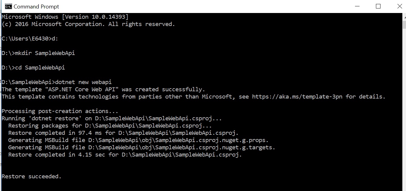 Spicy Dotnet Creating And Deploying Core Application In Windows