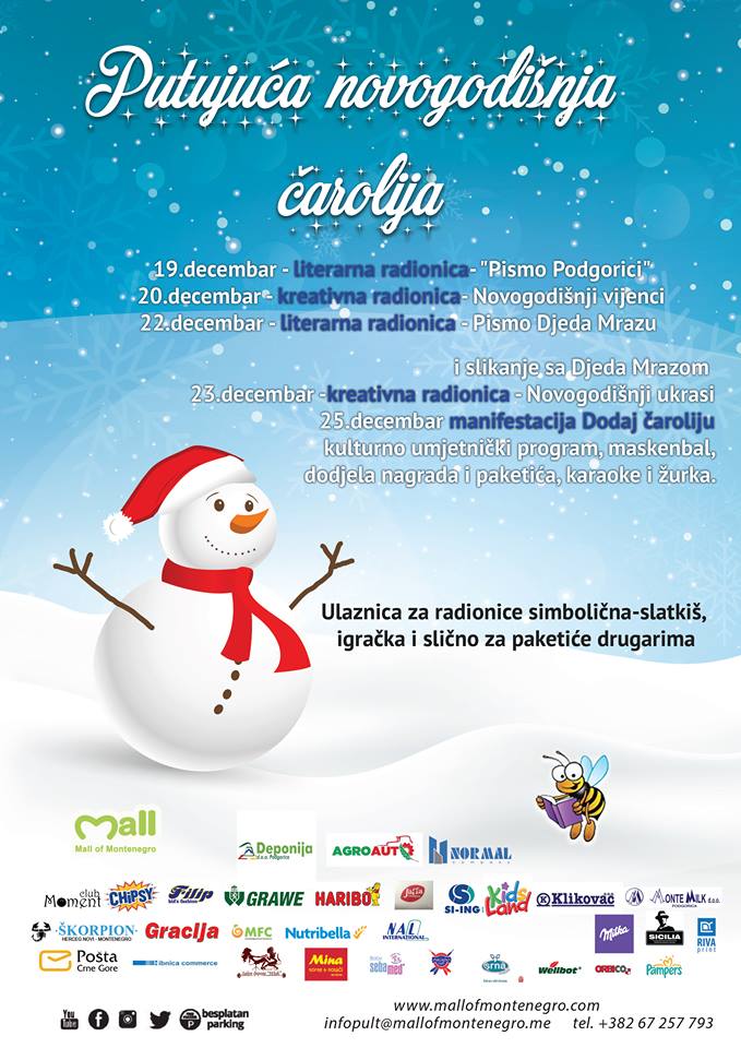 NVO DEC Pčelica: Putujuca novogodisnja carolija pocinje danas